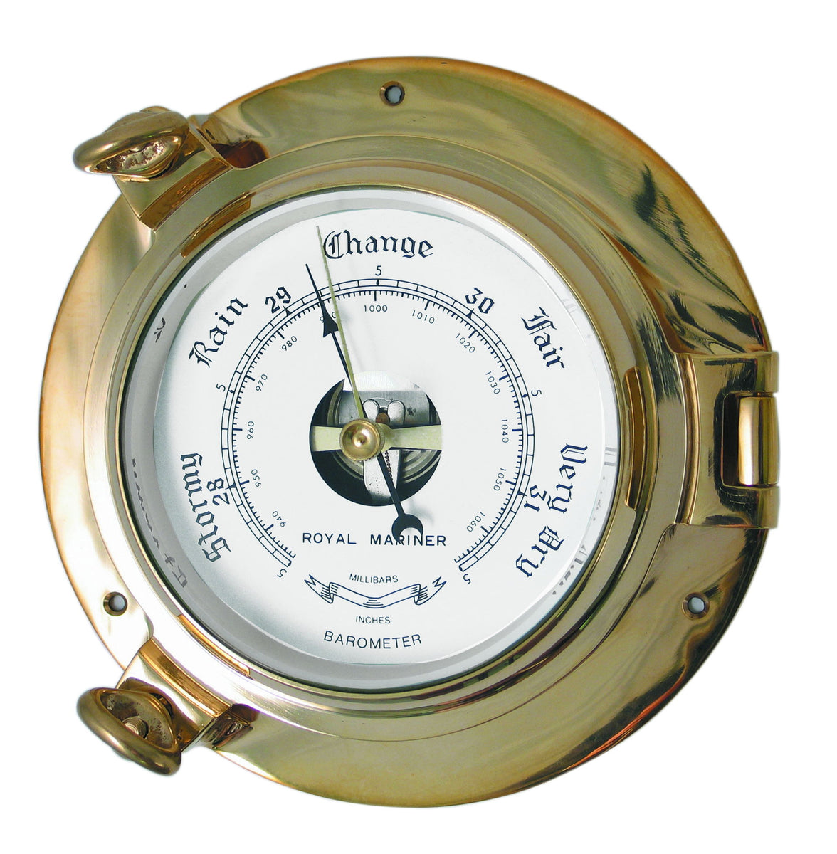 Porthole Barometer 3"/76mm face | waterworldsports.co.uk