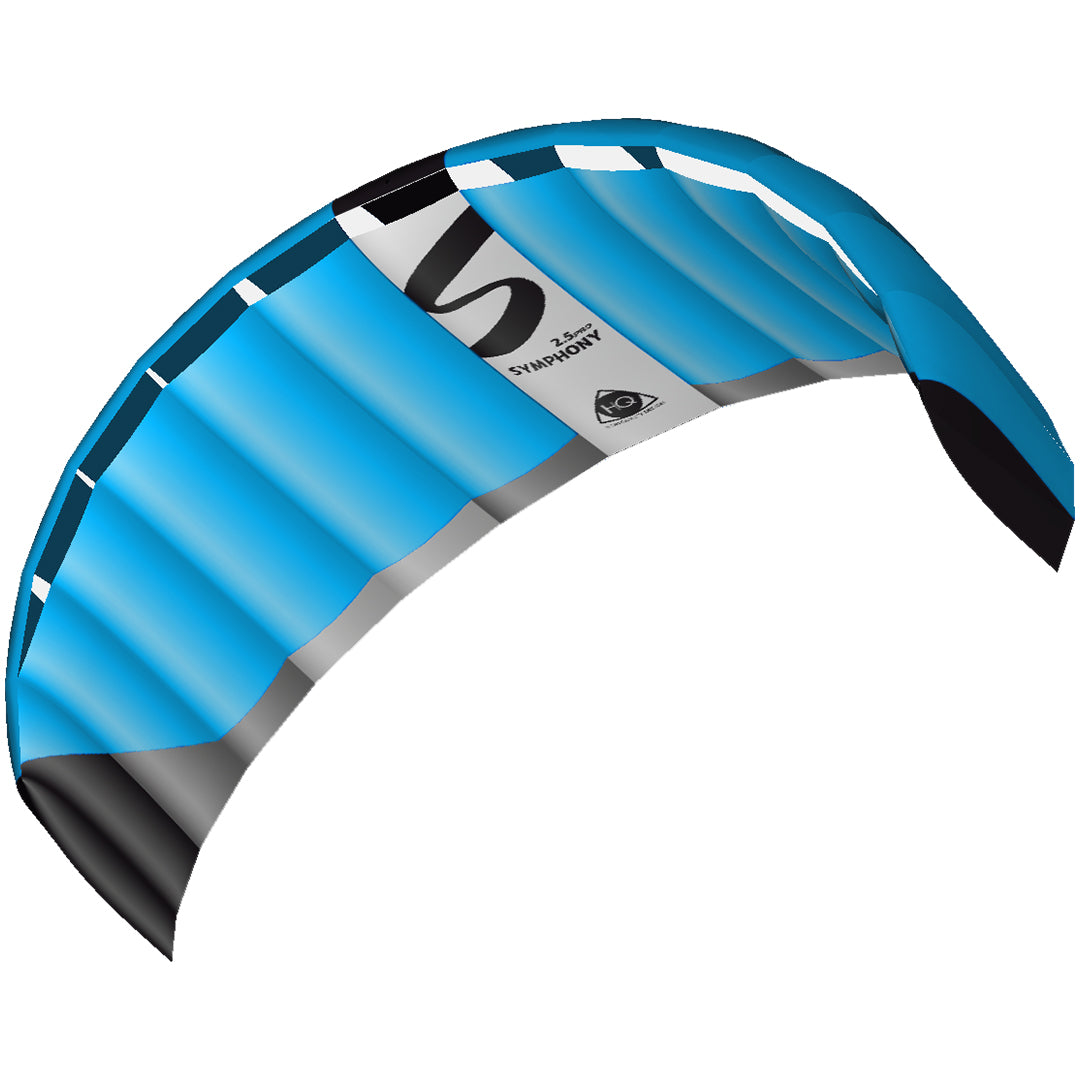 HQ Kites Symphony Pro Neon Blue Kite (2.5m) – waterworldsports.co.uk