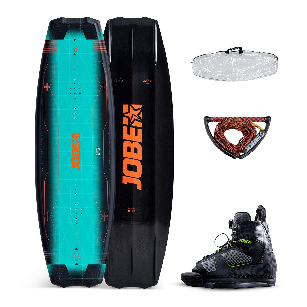 Jobe Logo Wakeboard 138 & Unit Bindings Package 45636 278824008-10/12 ...