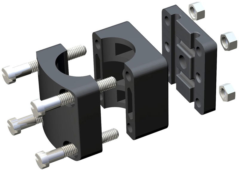 Nawa Single Block Rail Connector - 30mm | waterworldsports.co.uk