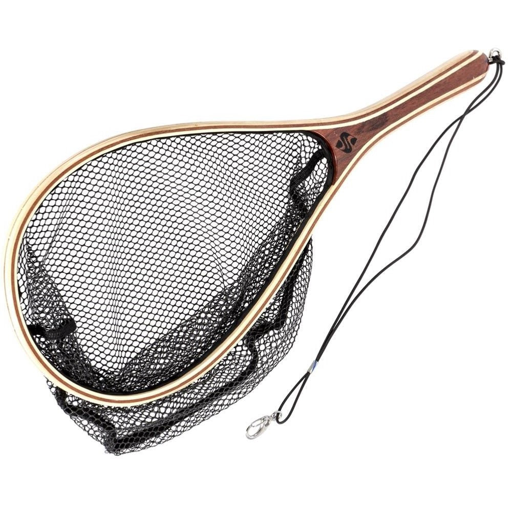 Snowbee Wooden Landing Net - Large – waterworldsports.co.uk