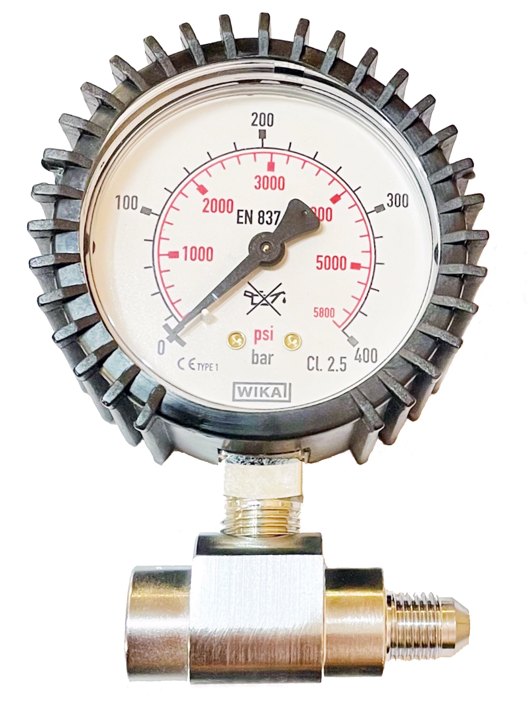 Beaver Inline Optional Pressure Gauge for Decanting Hoses ...