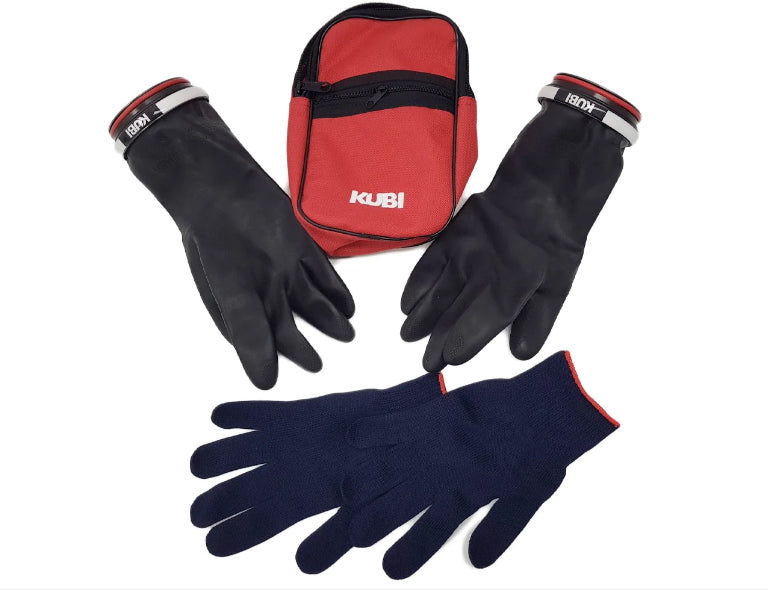 KUBI Dry Glove System c/w 100mm Ring Gloves | waterworldsports.co.uk