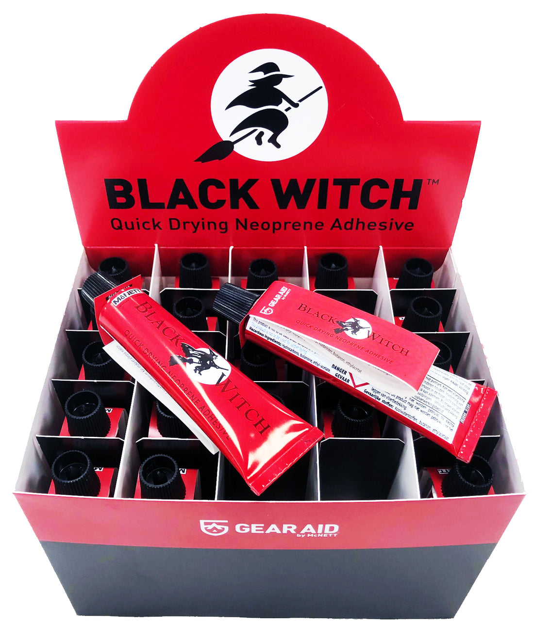 GearAid 25 Black Witch Cement In Display – waterworldsports.co.uk