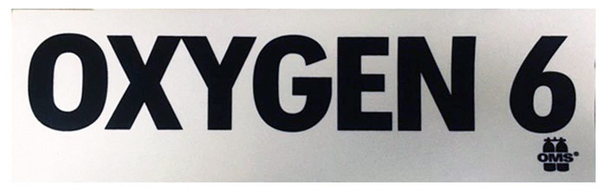 OMS Oxygen 6 Sticker A16918024 – waterworldsports.co.uk
