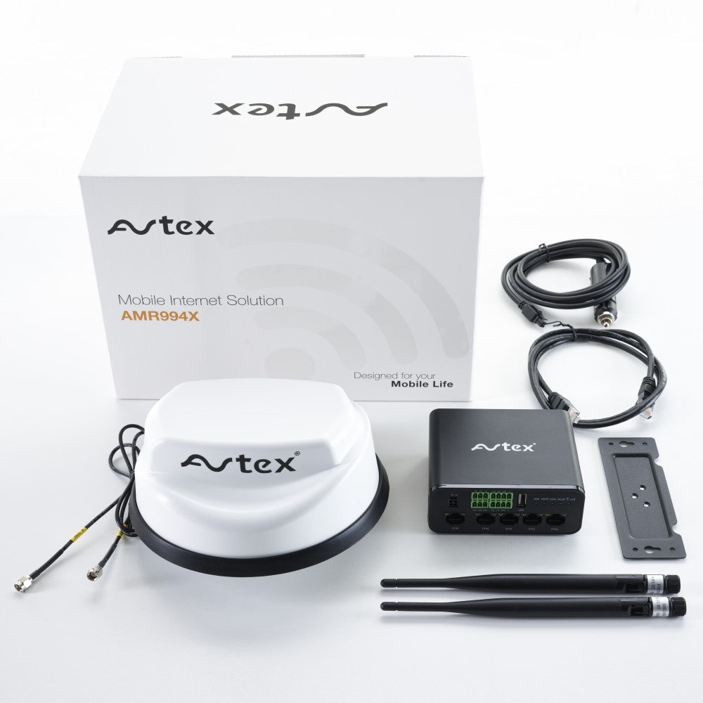 Avtex AMR994x 4G/5G Antenna Mobile Internet Solution Dual Sim Router ...