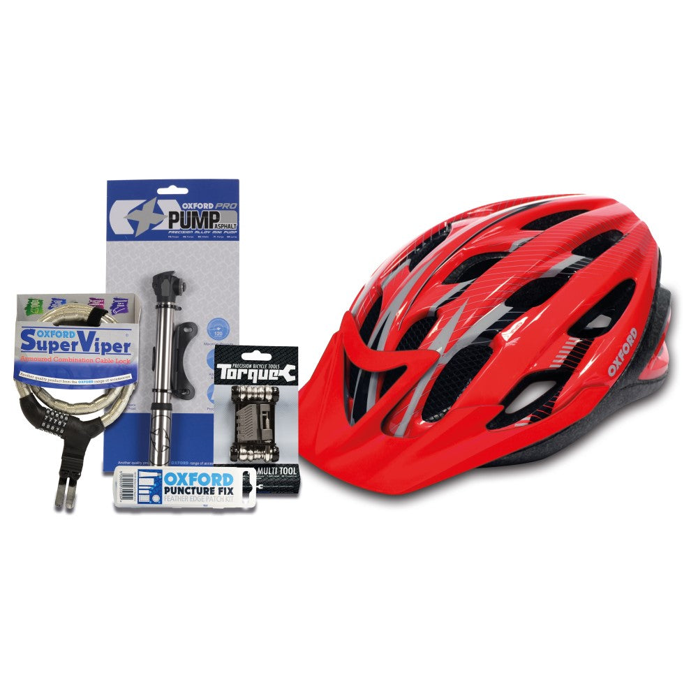 Oxford Adult Cycle Bundle - L/XL - Red – waterworldsports.co.uk