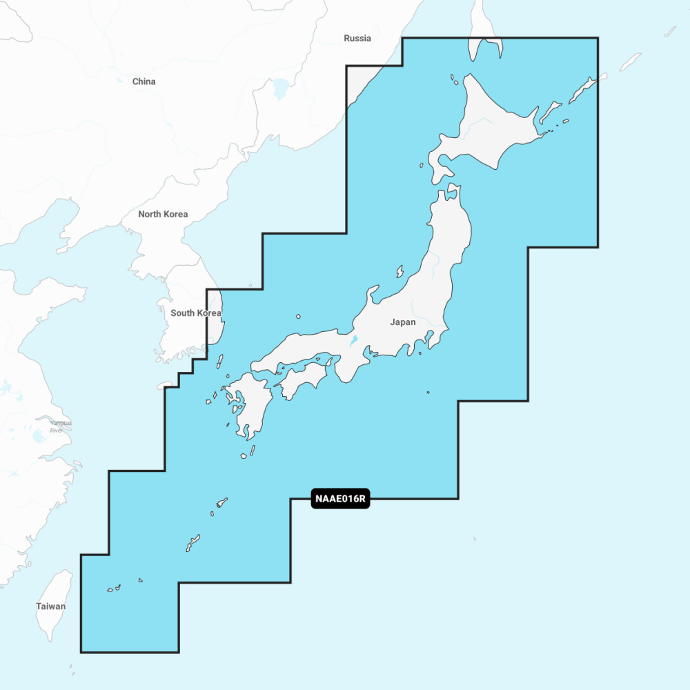 Navionics+ Regular Chart: AE016R - Japan – waterworldsports.co.uk